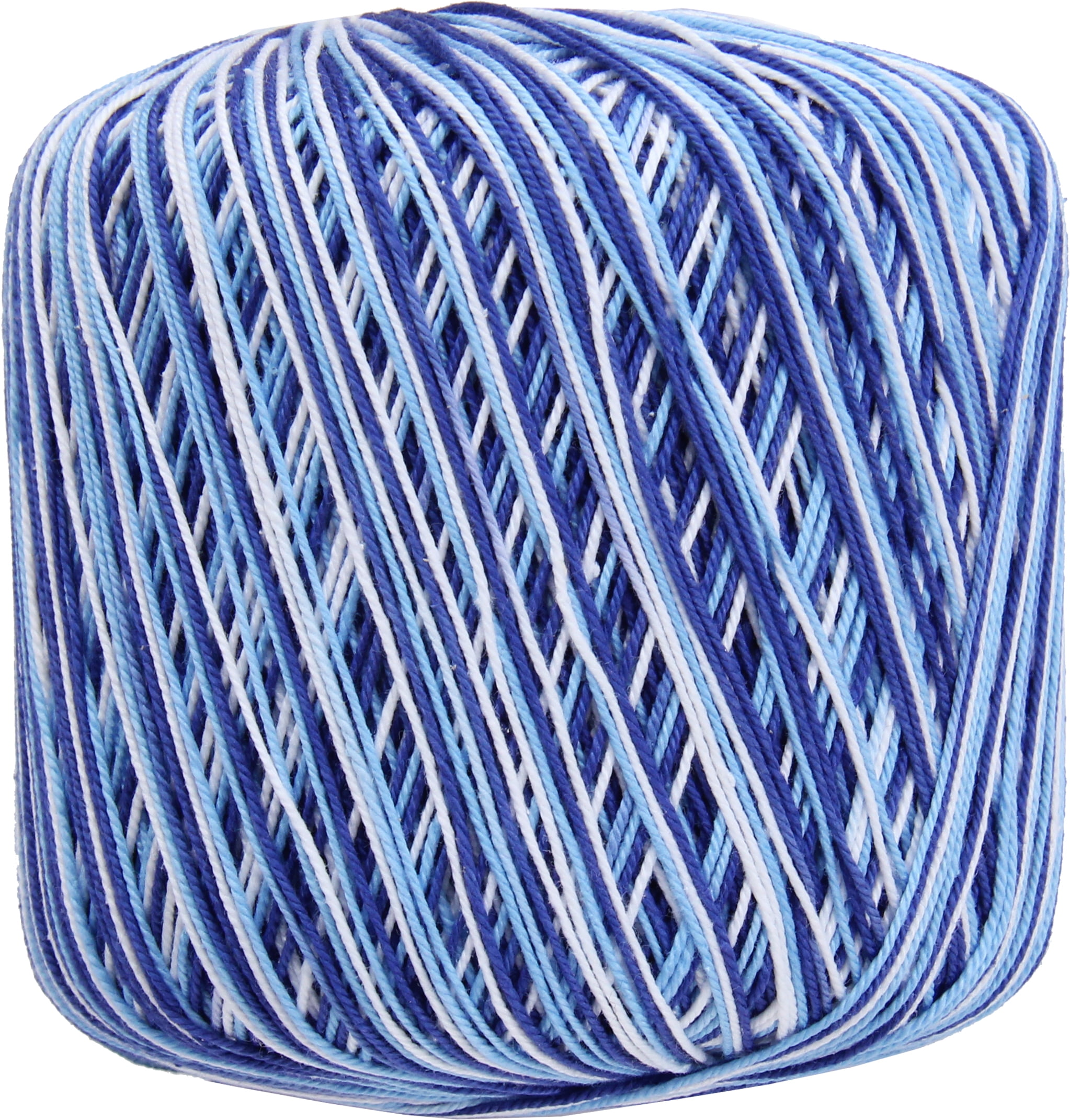 Threadart 100% Pure Cotton Multicolor Crochet Thread - Size 10 - Color ...