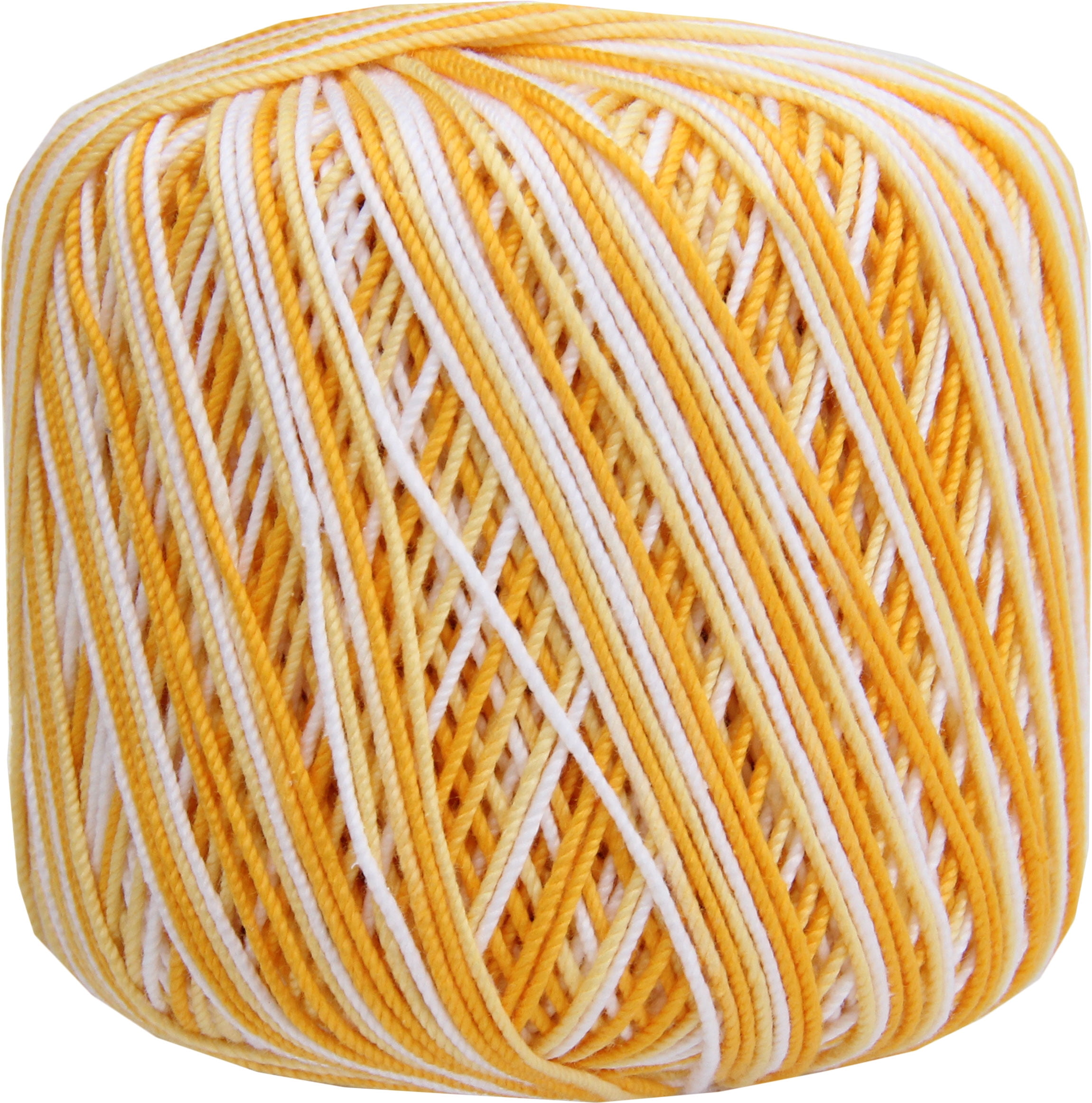 Threadart 100% Pure Cotton Multicolor Crochet Thread - Size 3 - Color ...