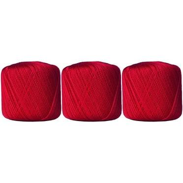 Red Heart® Classic Red Cotton Yarn, 300 Yds Size 10 - Walmart.com