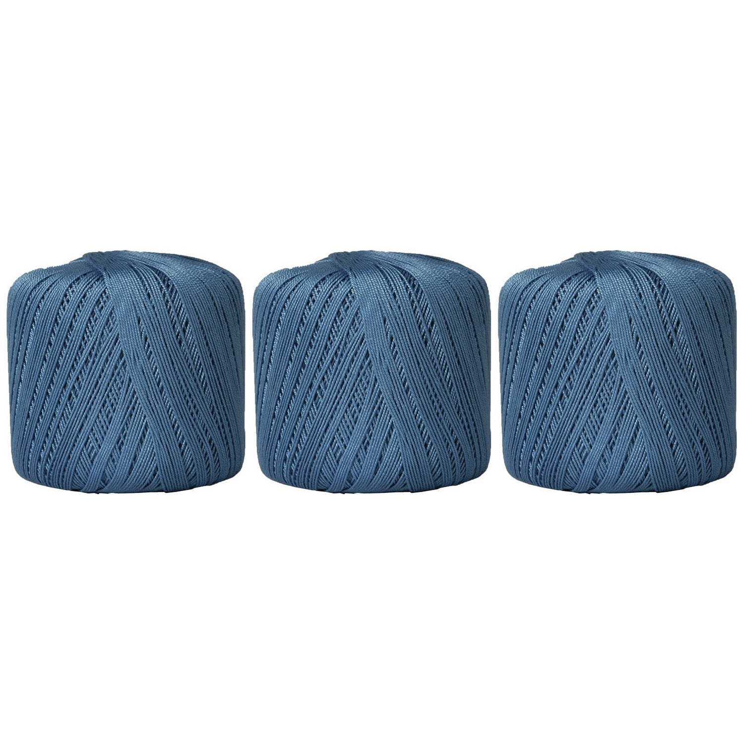 3 Ball Pack Threadart 100% Pure Cotton Crochet Thread - SLATE BLUE ...