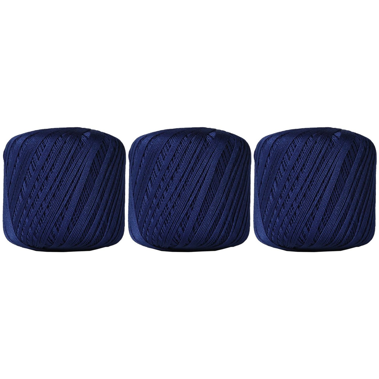 3 Ball Pack Threadart 100% Pure Cotton Crochet Thread - BLUE - For ...