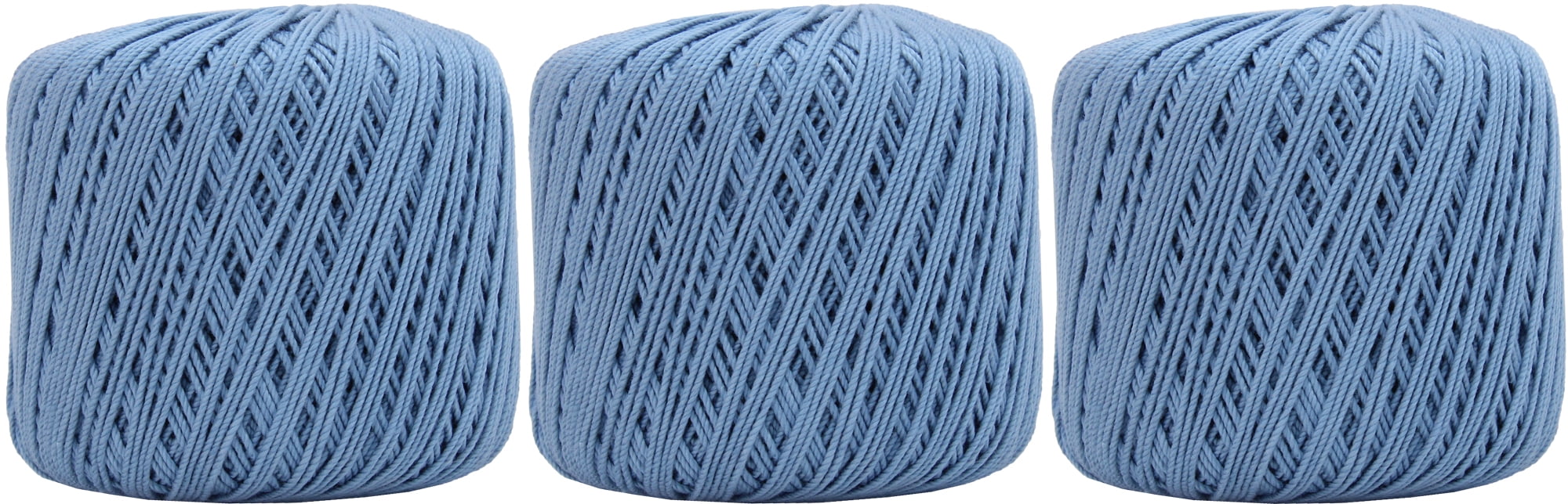 3 Ball Pack Threadart 100% Pure Cotton Crochet Thread - SLATE BLUE ...