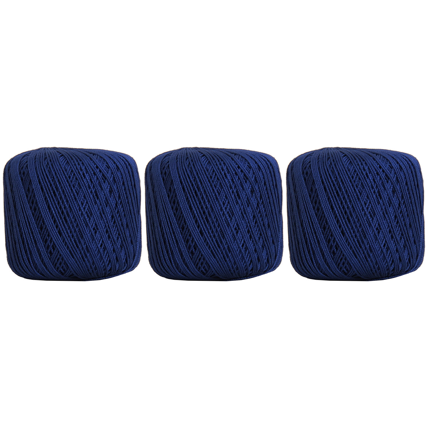 3 Ball Pack Threadart 100% Pure Cotton Crochet Thread - BLUE - For ...