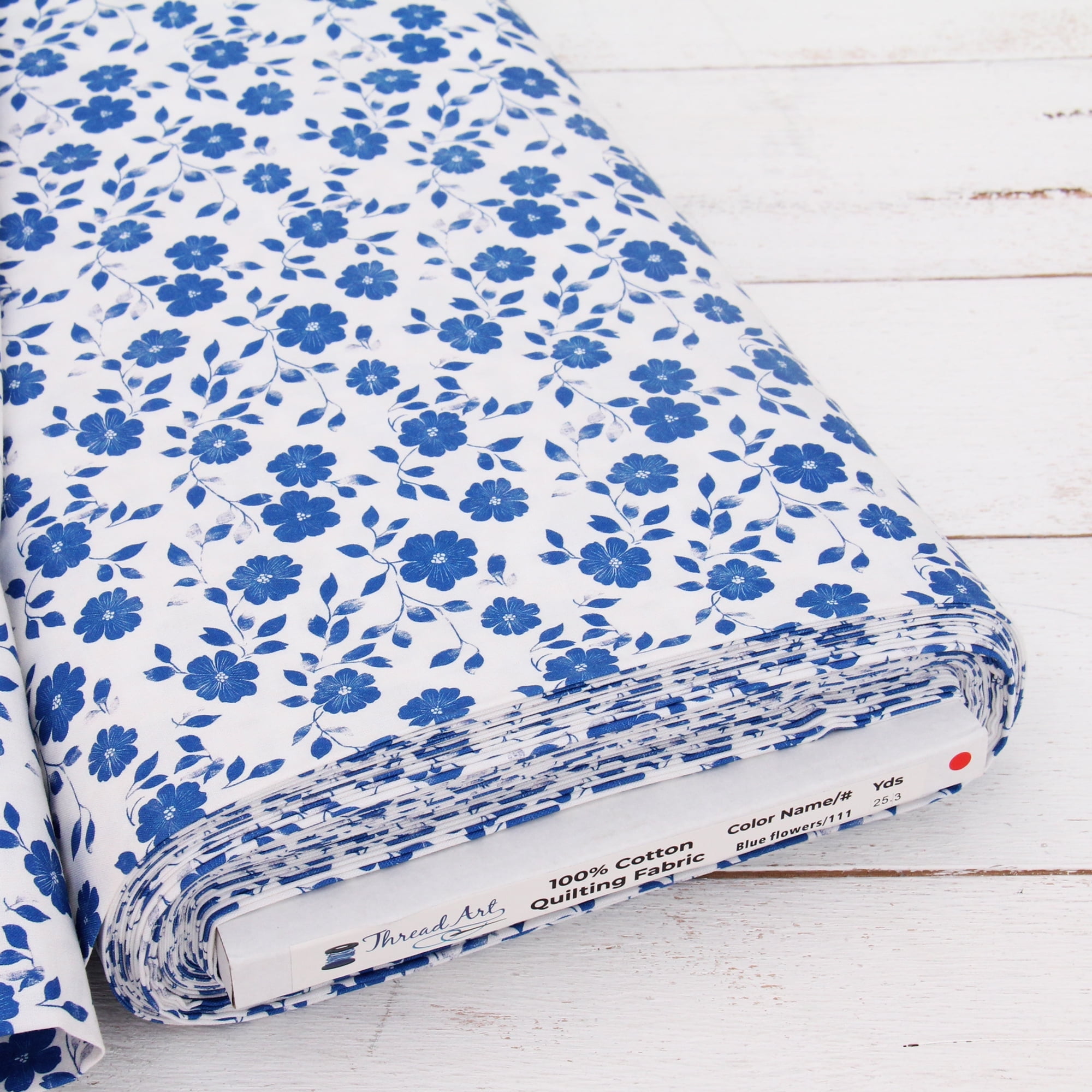 Threadart Cotton Quilting Fabric Sold By The Yard - Vintage Threads ...