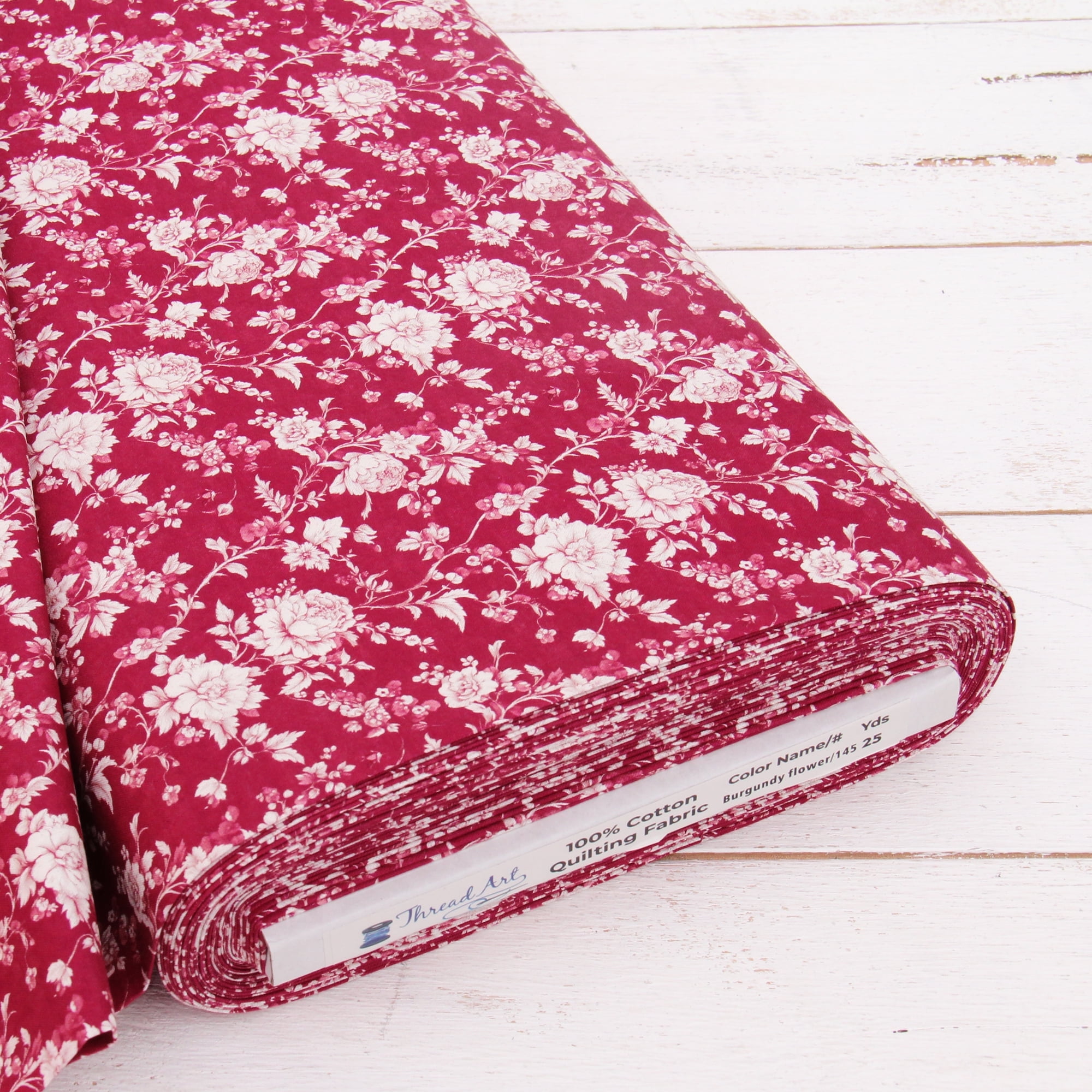 Threadart Cotton Quilting Fabric Sold By The Yard - Vintage Threads ...