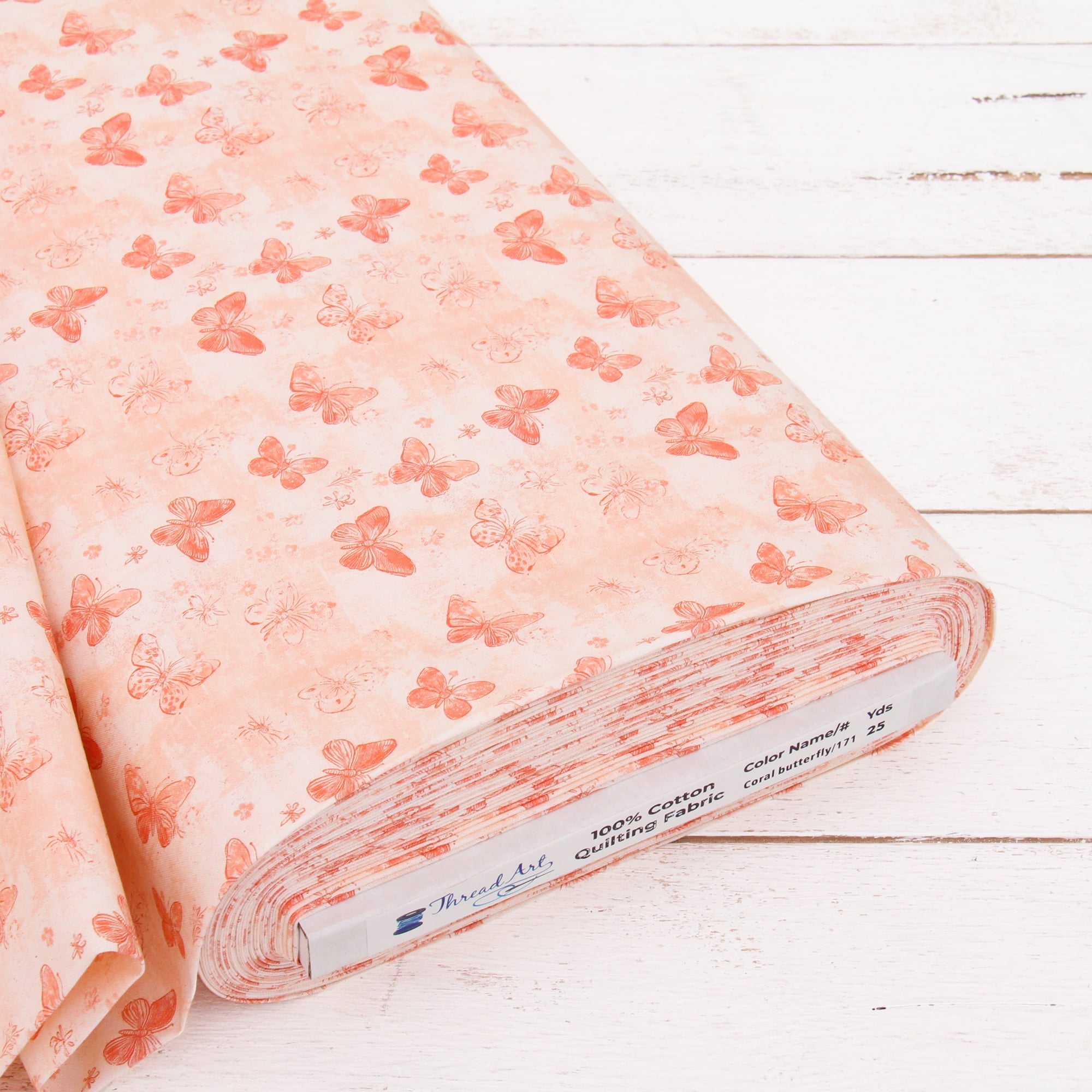 Threadart Cotton Quilting Fabric Sold By The Yard - Vintage Threads ...