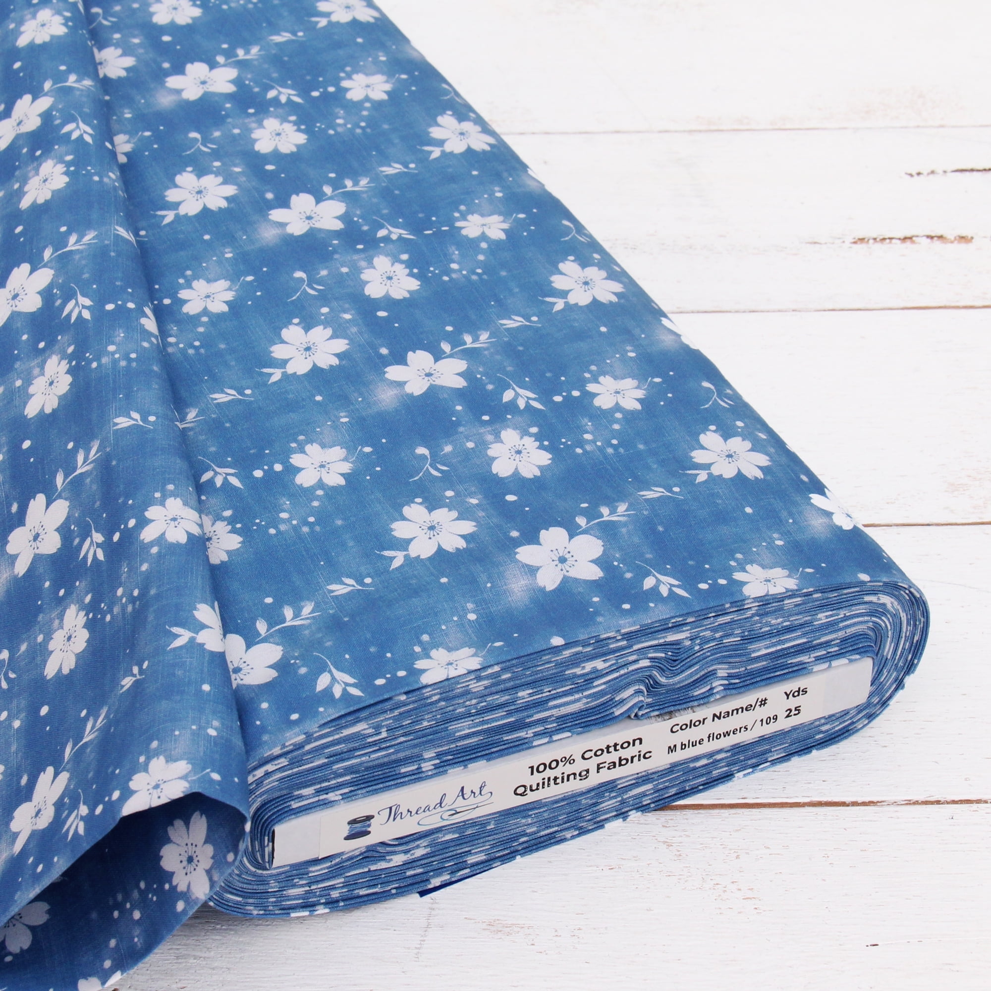 Threadart Cotton Quilting Fabric Sold By The Yard - Vintage Threads ...