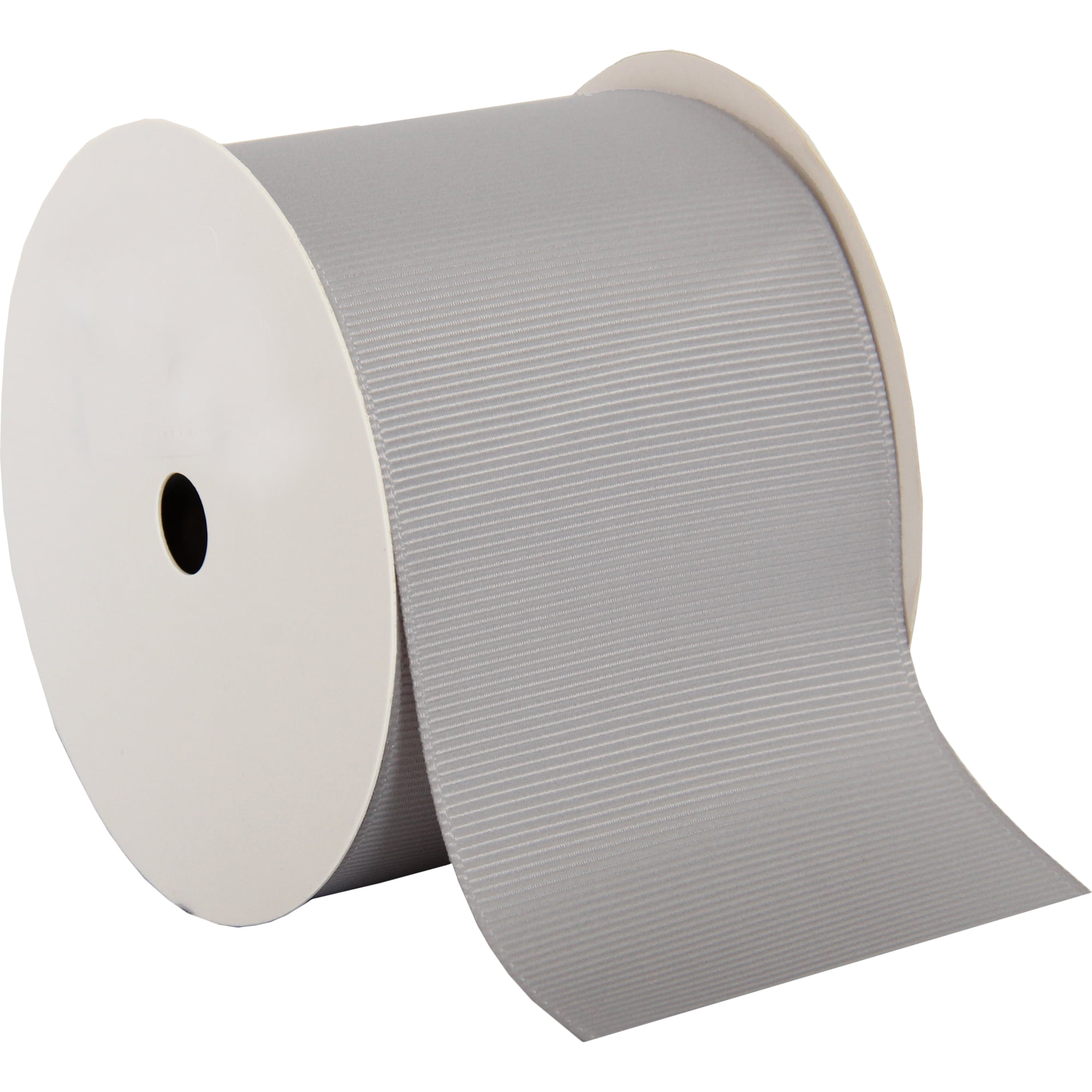 Threadart Grosgrain Ribbon Rolls - 2 1/4" width - Lt Grey - 10 yd rolls ...