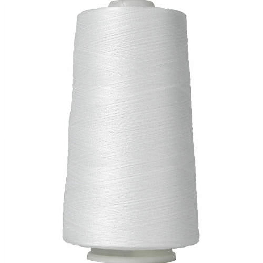 Threadart Heavy Duty Cotton Thread 2500 M Cones - 40/3 - Color White ...