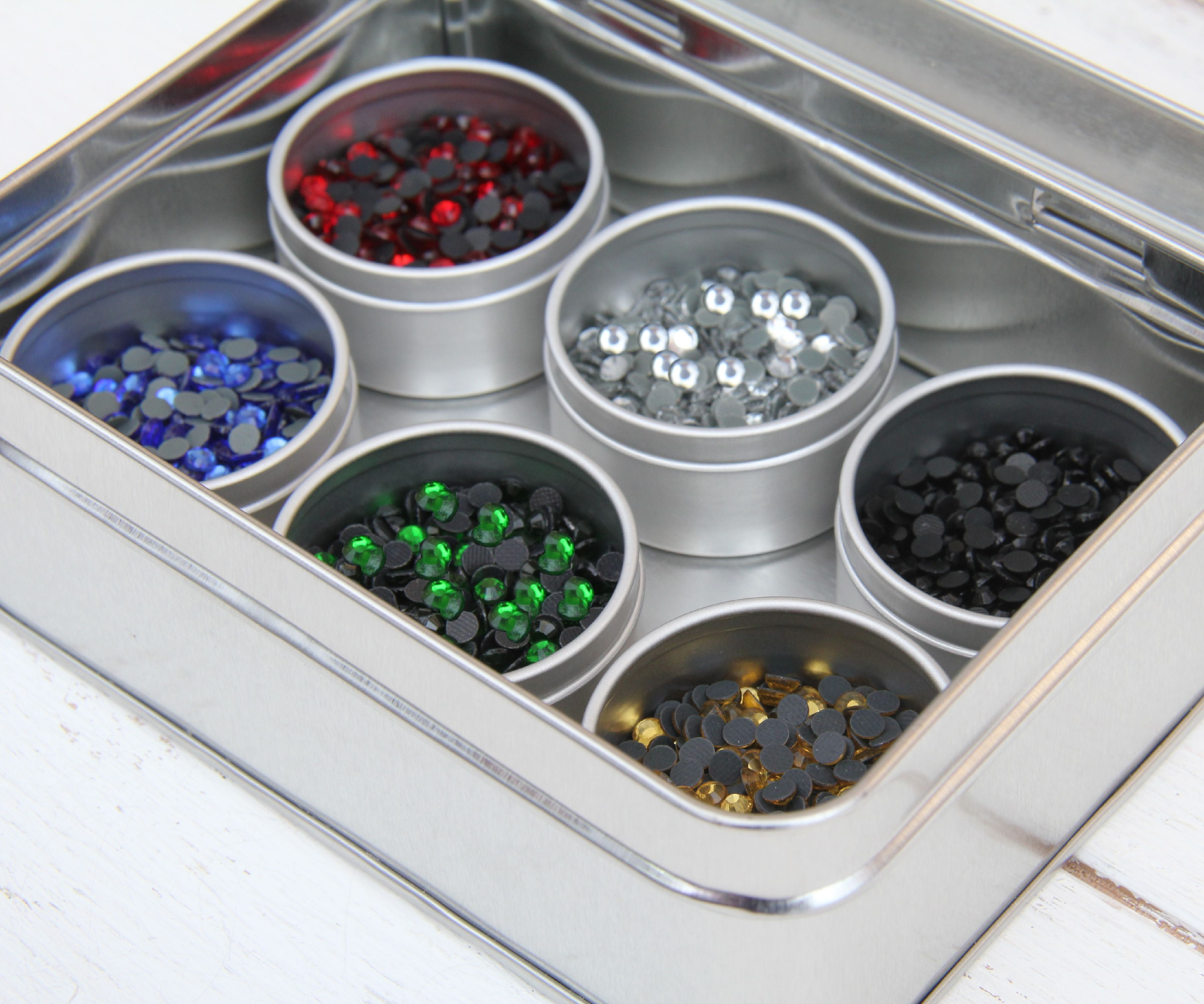 Threadart Hot Fix Rhinestone Set - Popular Colors - SS20 - Includes 6 ...