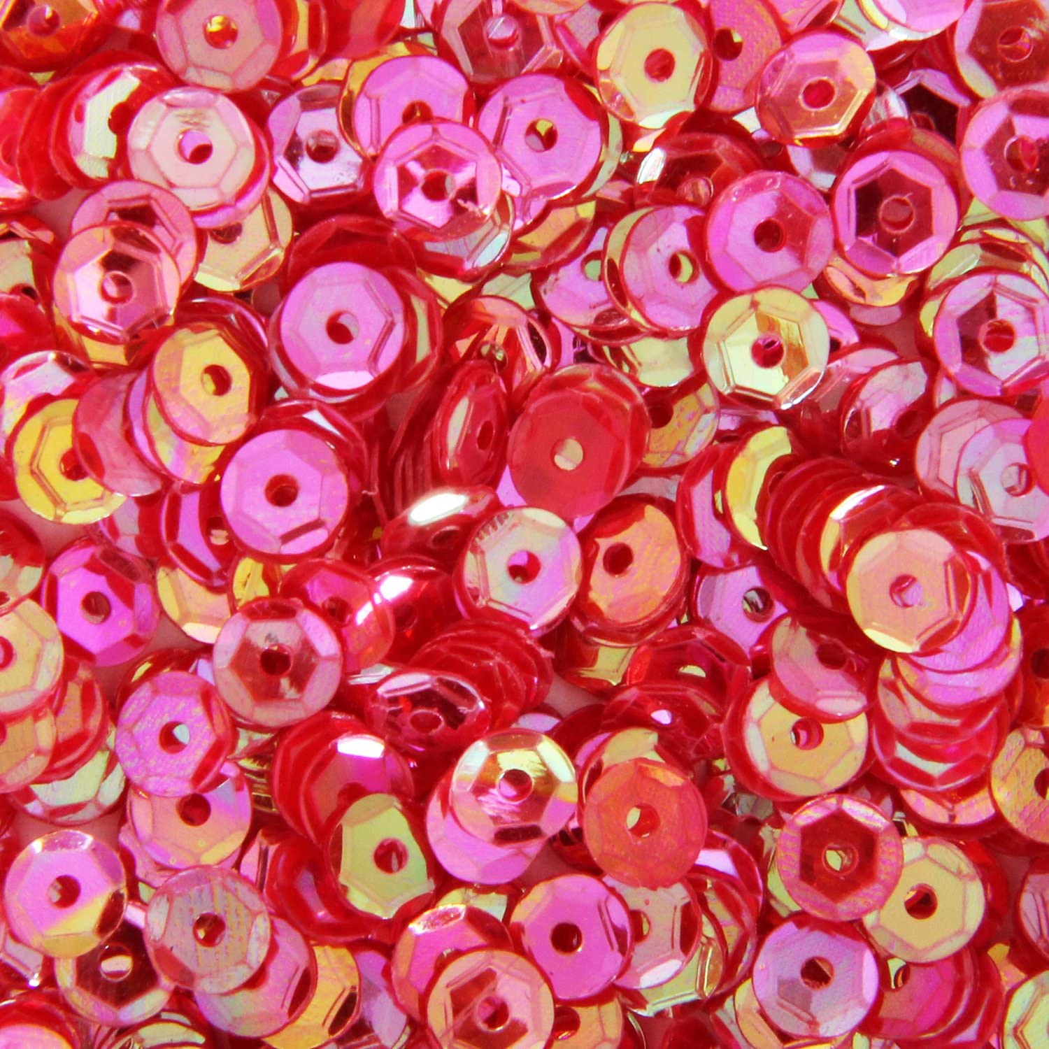 Threadart Loose Cup Iridescent Sequins - 4mm - Fuchsia - 5 Gross (720 ...