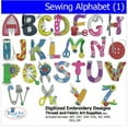 Threadart Machine Embroidery Design Bundles - Alphabet Sets - Sewing ...