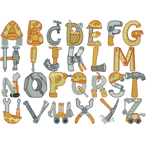 Threadart Machine Embroidery Design Bundles - Alphabet Sets - Tool ...