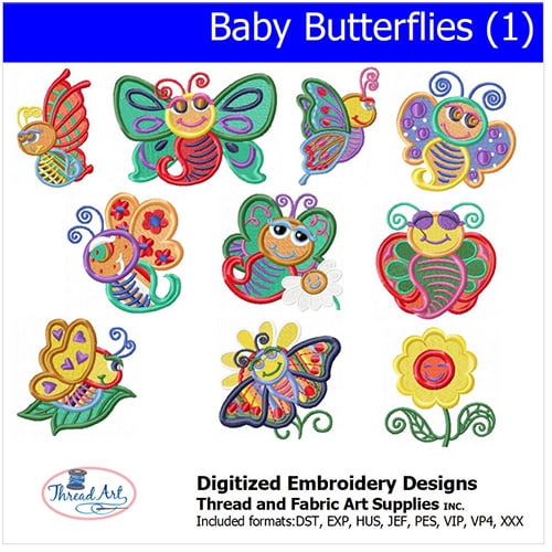 Threadart Machine Embroidery Design Bundles - Animal Sets - Baby ...