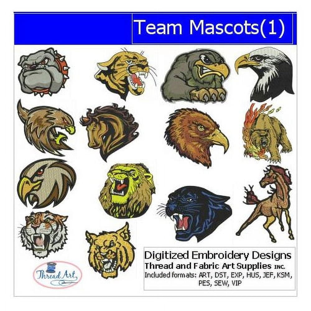 Threadart Machine Embroidery Design Bundles - Animal Sets - Team ...