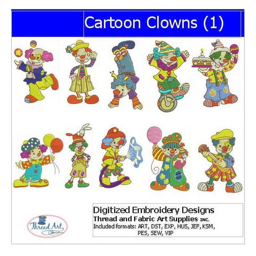 Threadart Machine Embroidery Design Bundles - Children Sets - Cartoon ...