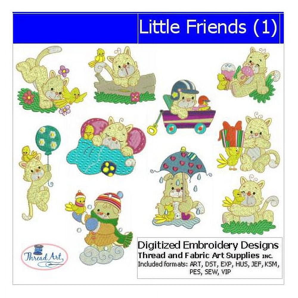 Threadart Machine Embroidery Design Bundles - Children Sets - Little ...