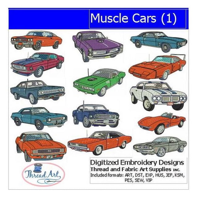 Threadart Machine Embroidery Design Bundles - Hobby & Activity Sets ...