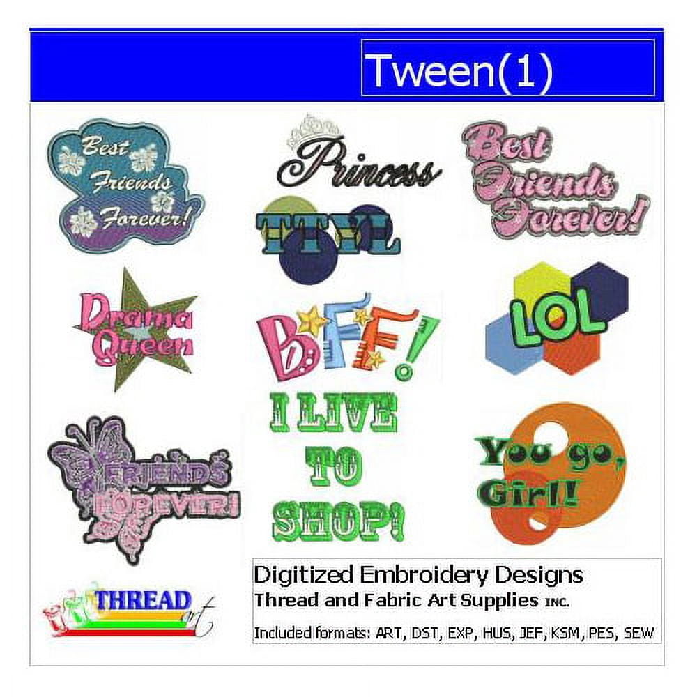 Threadart Machine Embroidery Design Bundles - Hobby & Activity Sets ...