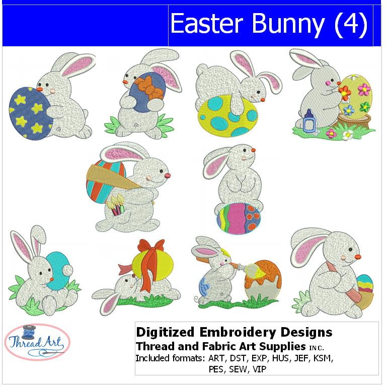 Threadart Machine Embroidery Design Bundles - Holiday Sets - Easter ...