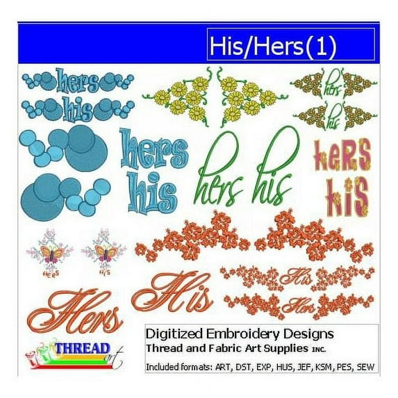 Threadart Machine Embroidery Design Bundles - Home Decor Sets - His ...