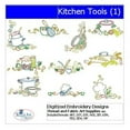 Threadart Machine Embroidery Design Bundles - Home Decor Sets - Kitchen ...