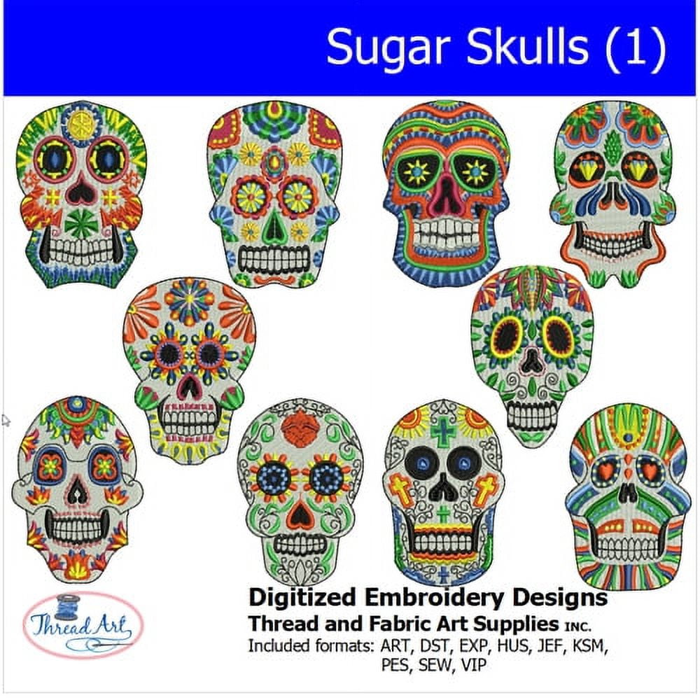 Threadart Machine Embroidery Design Bundles - Regional Sets -Sugar ...