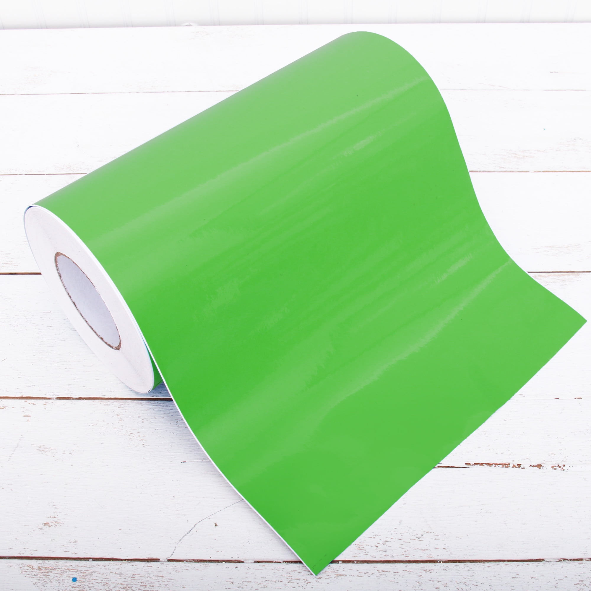 Threadart Permanent Vinyl 12" Wide x 55 Yard Roll - Lime Green ...