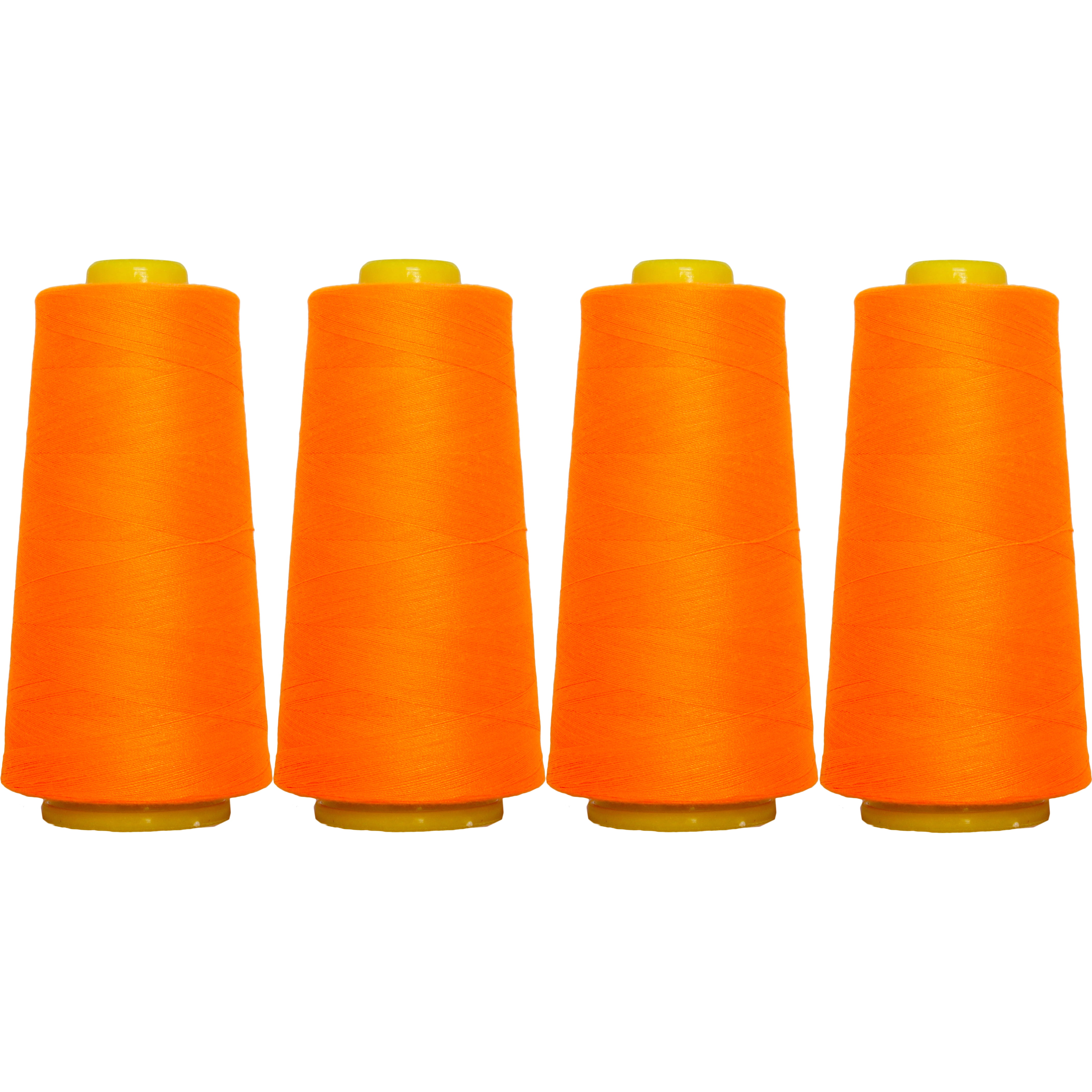 Threadart Polyester Serger Thread - 2750 yds 40/2 - Neon Orange - 56 ...