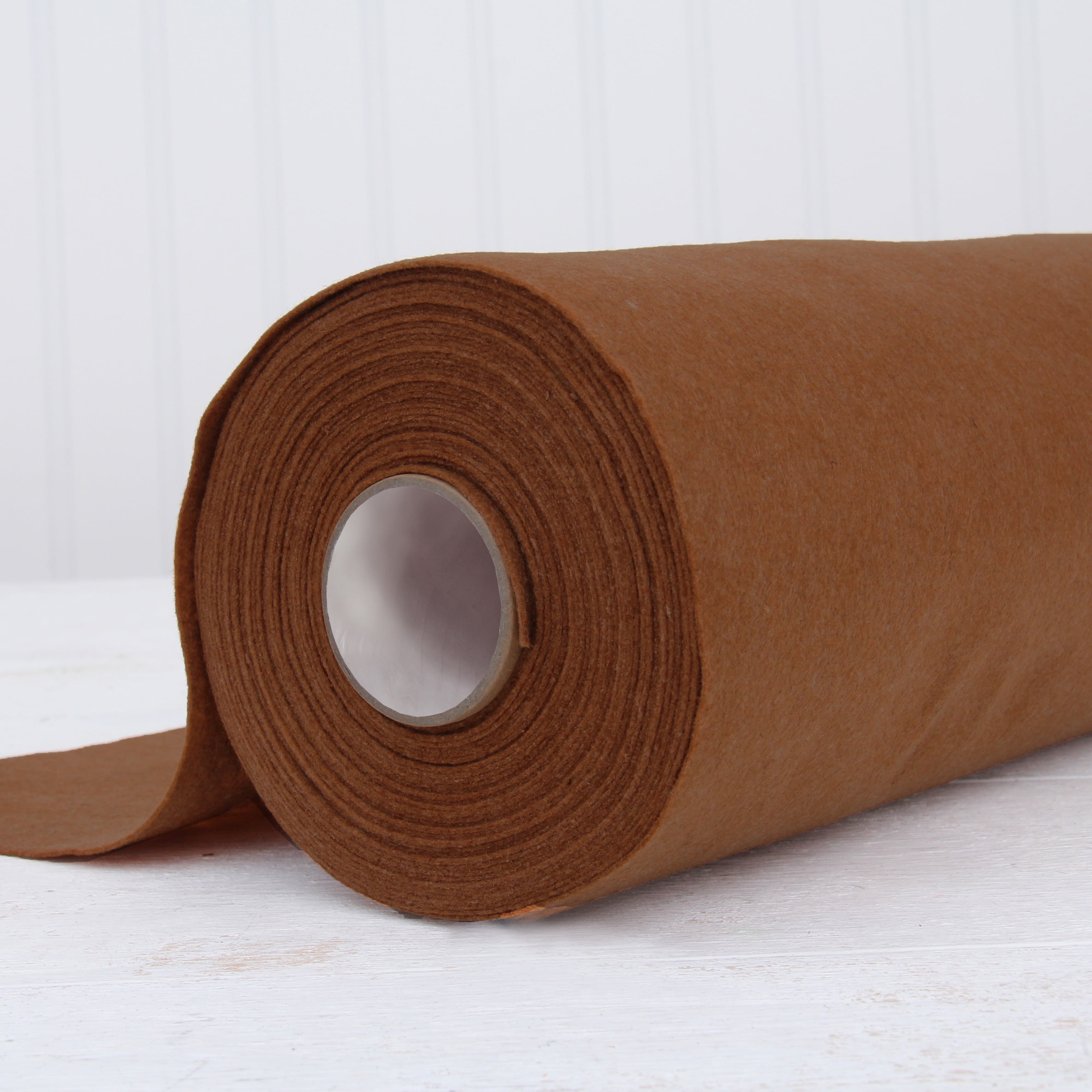 "Threadart Premium Brown Felt Fabric - 36"" Wide, 1.2mm Thick for DIY ...