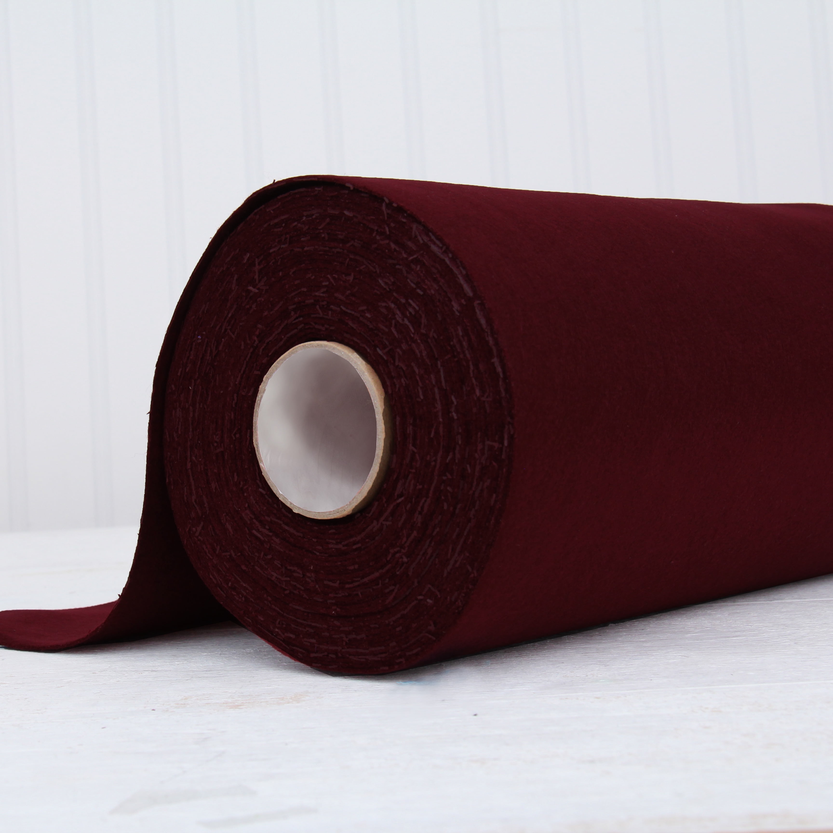 Threadart Premium Felt Fabric - 36" Wide, 1.2mm Thick, Burgundy - For ...