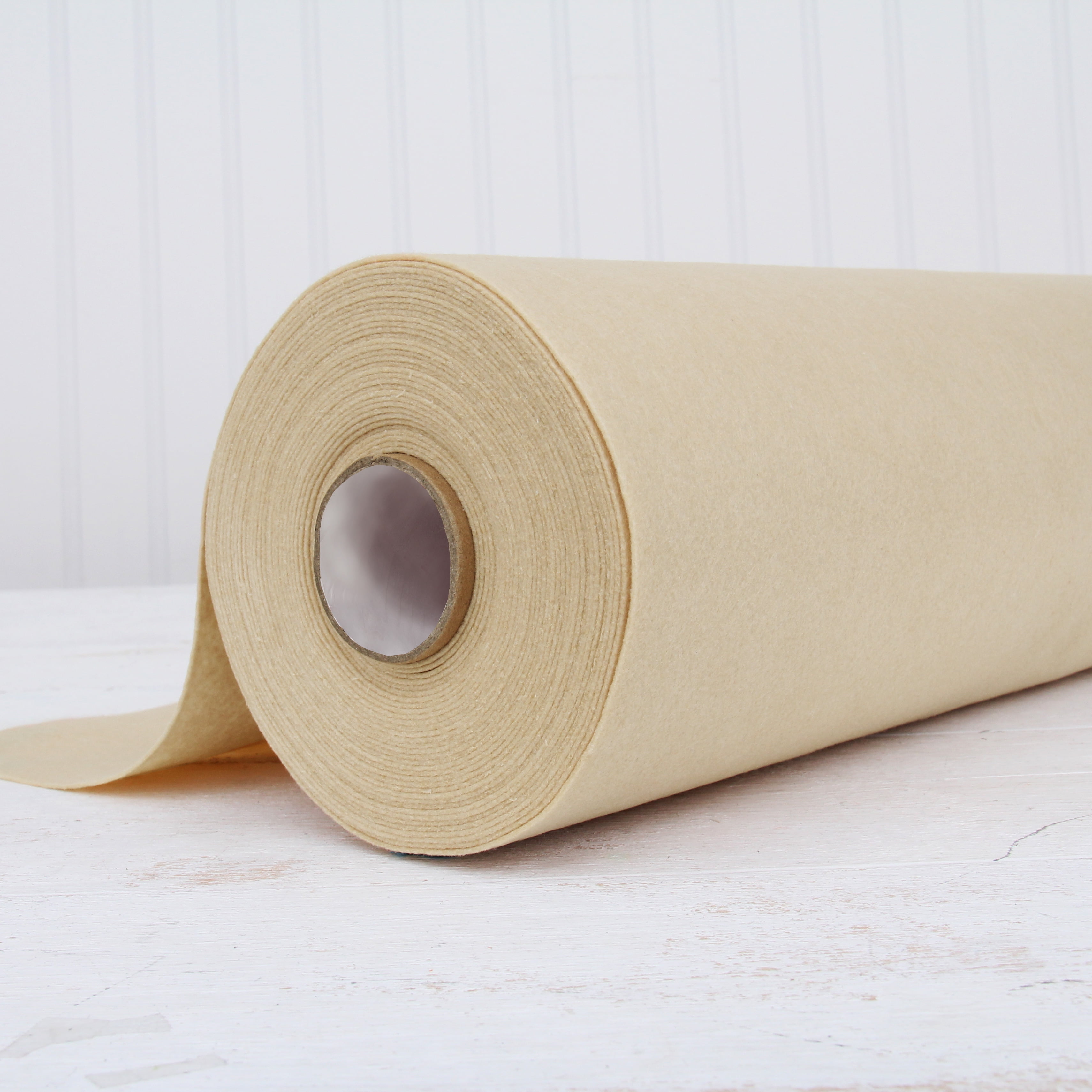 Threadart Premium Felt By the Yard - 36" Wide - Cream | Soft Wool-Like ...