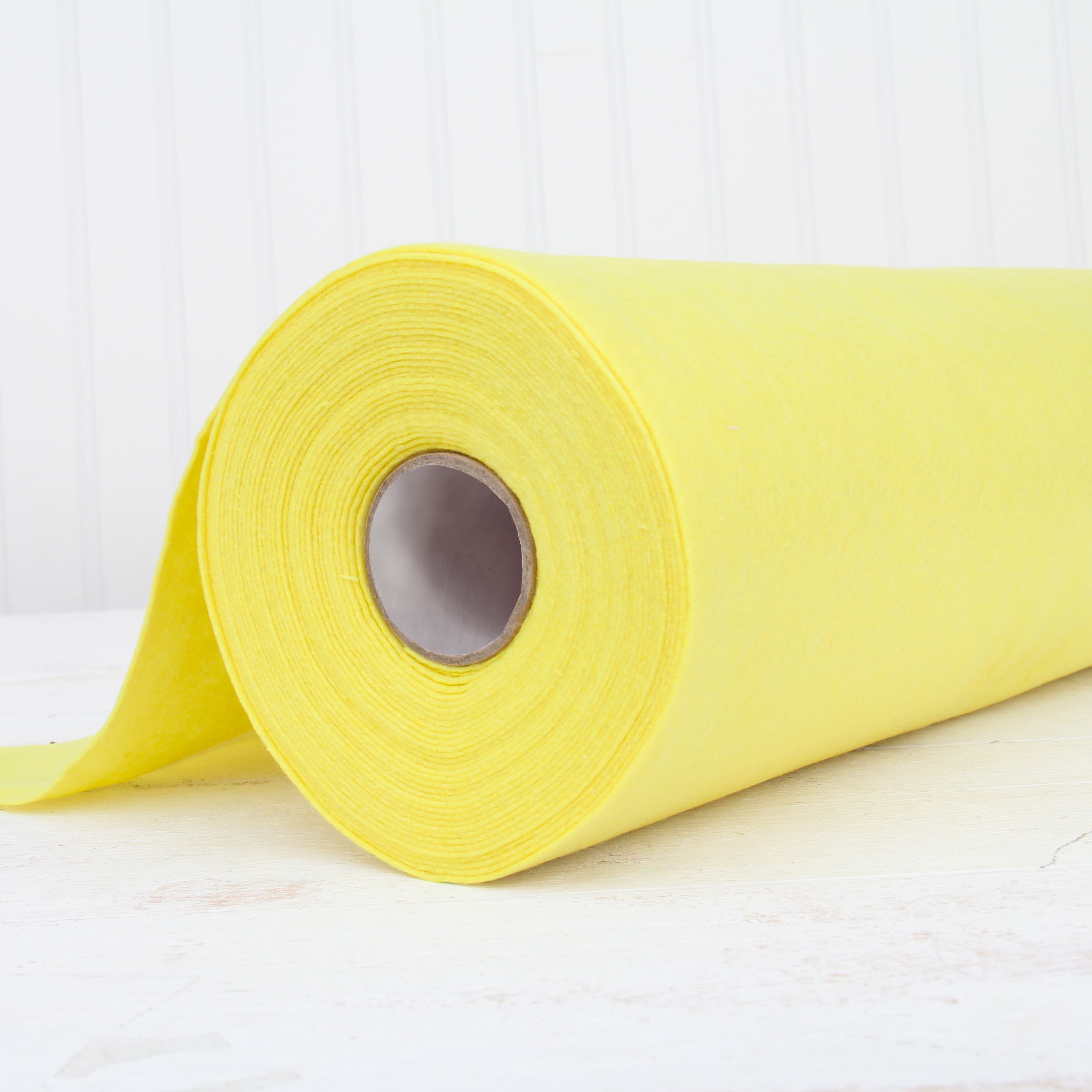 Threadart Premium Felt By the Yard - 36" Wide - Light Yellow | Soft ...