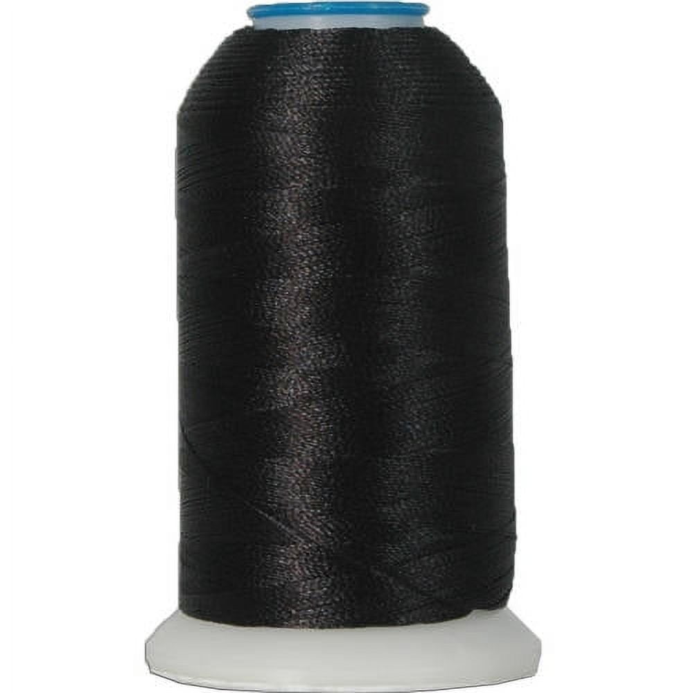 Threadart Rayon Machine Embroidery Thread - No. 102 - Black - 1000M ...