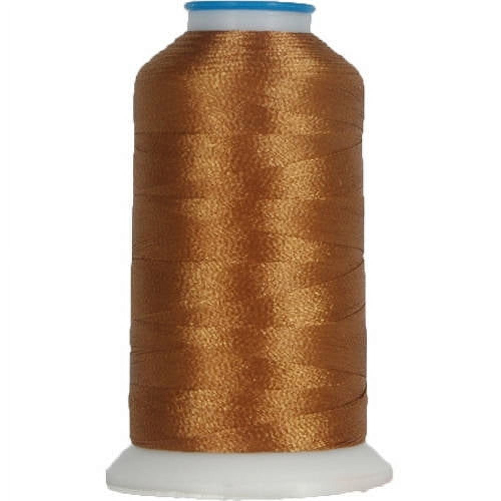Threadart Rayon Machine Embroidery Thread - No. 312 - Lt Brown - 1000M ...