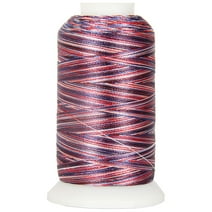 Metallic Embroidery Thread | No. L58 - Purple | 500 Meter Cones (550 ...