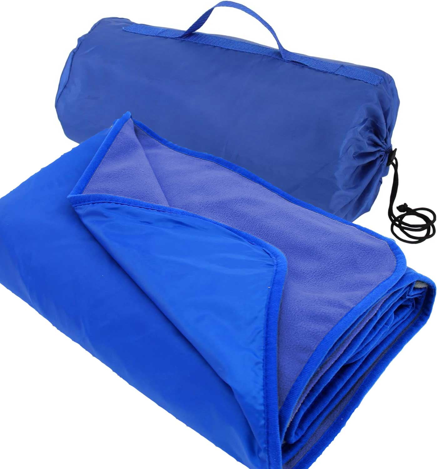 Threadart Waterproof Blanket Outdoor Stadium Blanket | Royal Blue| For ...