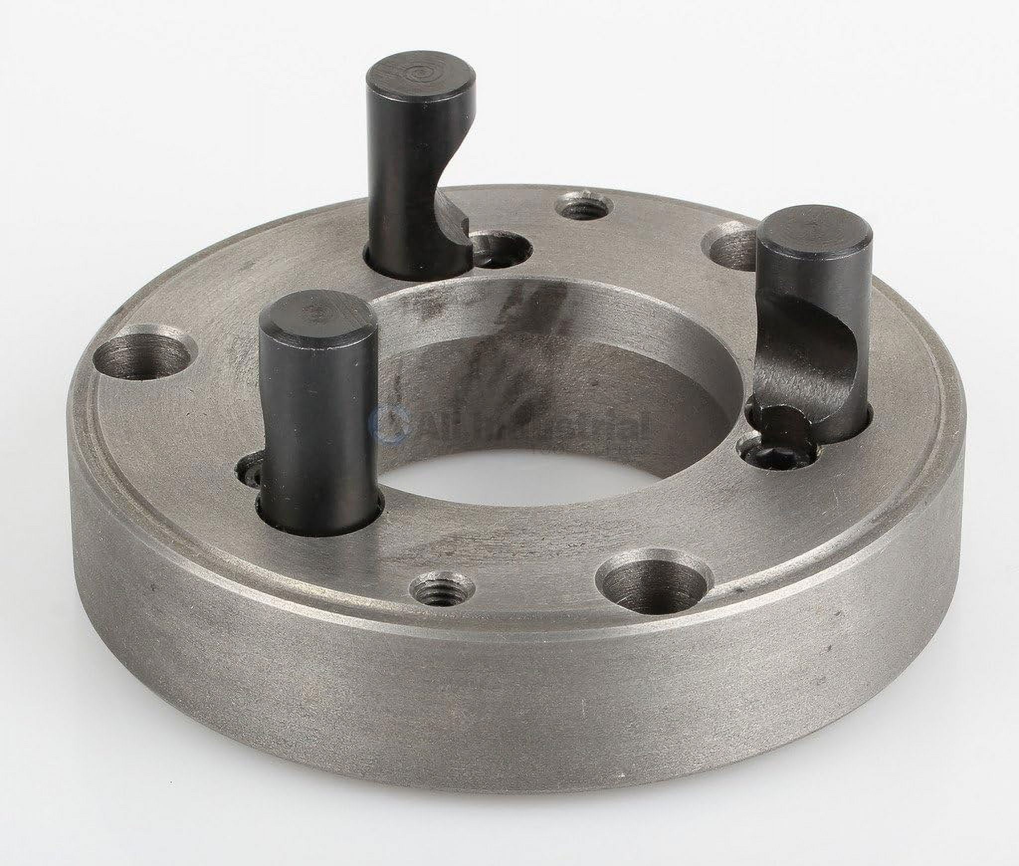 Threaded Back Plate Adapter 5" 3-Hole D1-3 for Lathe Chucks - Walmart.com