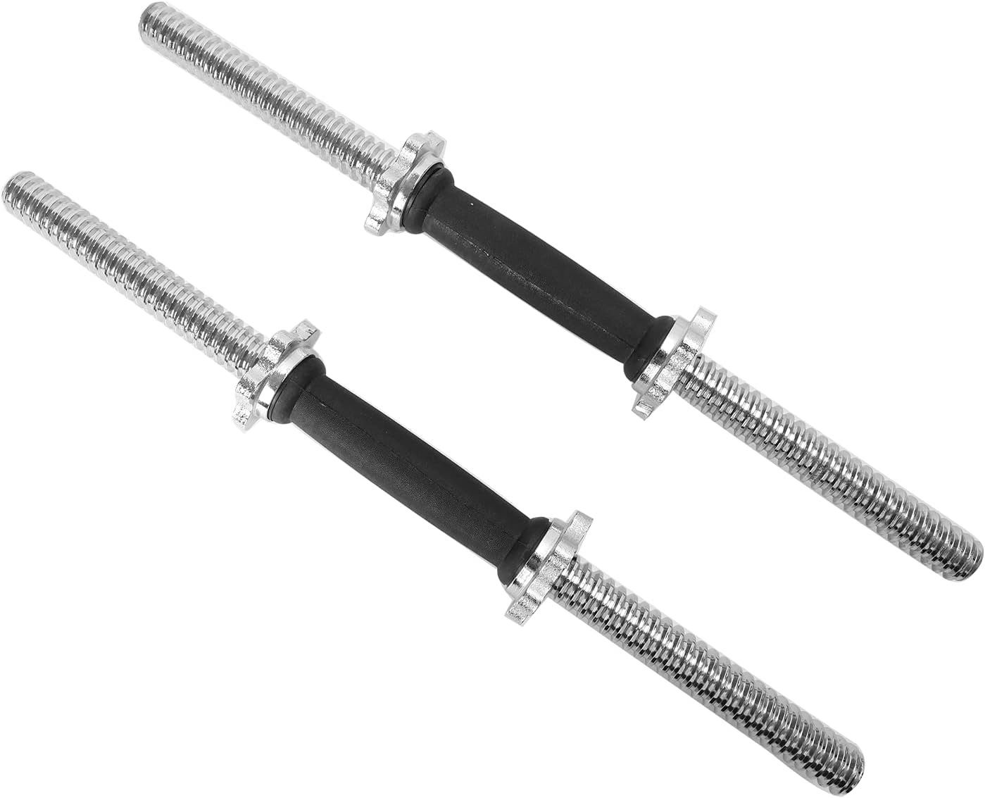 Threaded Dumbbell Handles 1 Inch Pair, Adjustable Dumbbell Bar Handles ...