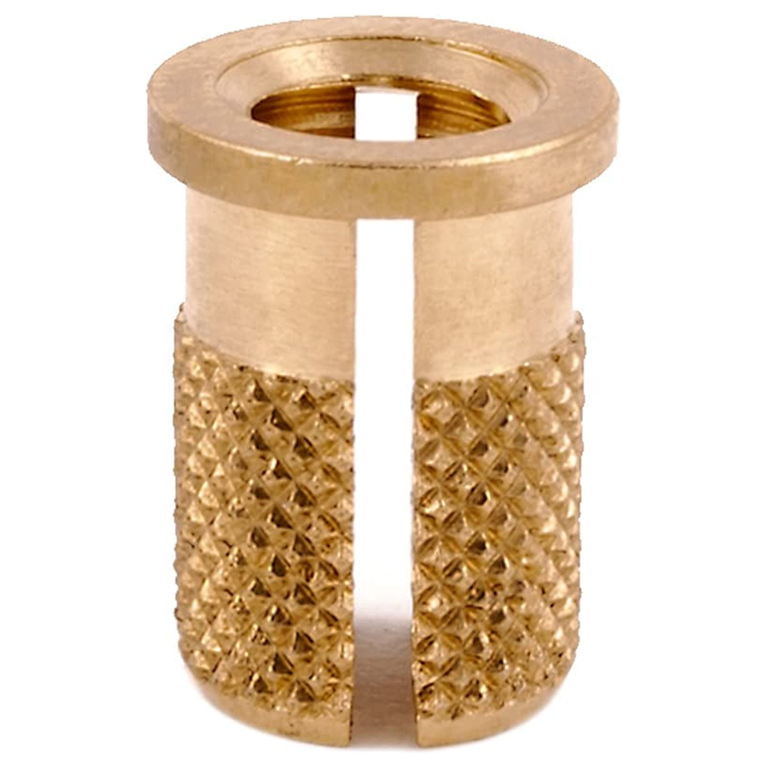Threaded Insert For Plastic - Flanged - Brass - 1/4-20 (Pack Of 25 ...