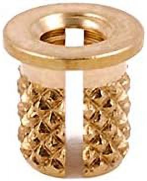 Threaded Insert For Plastic Flanged Brass Thread Inserts 4-40 Pack Of ...