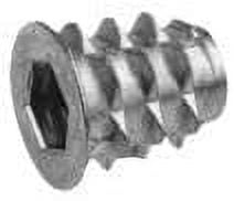 Threaded Insert Nut, 1/4-20 x 25mm Hex Drive with (100) - Walmart.com