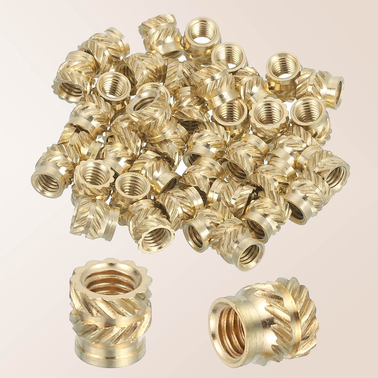 Threaded Inserts, M3 Brass Heat Set Insert for 3D Printing and Plastic ...