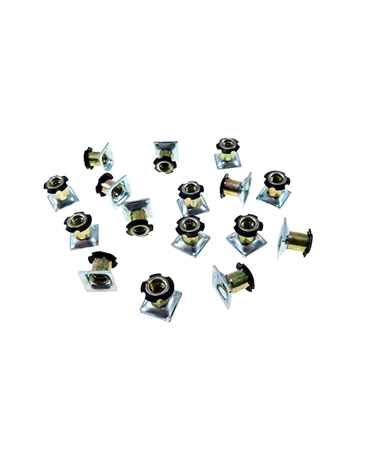 Threaded Inserts For Plastic 4-Pack Threaded Star Inserts For Square Tubing - 3/8-16 Threads ...