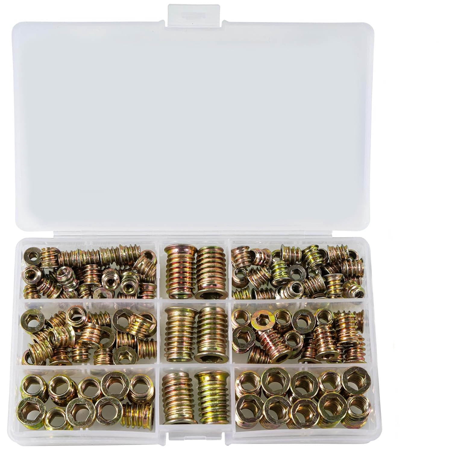 Threaded Inserts for Wood, Zinc Plated Steel Thread Insert Nuts ...