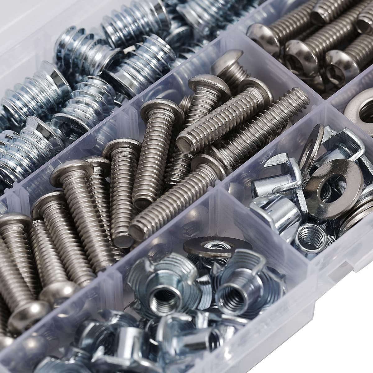 Threaded Inserts for Wood T Nuts Bolts Fully Threaded Button Head Hex ...