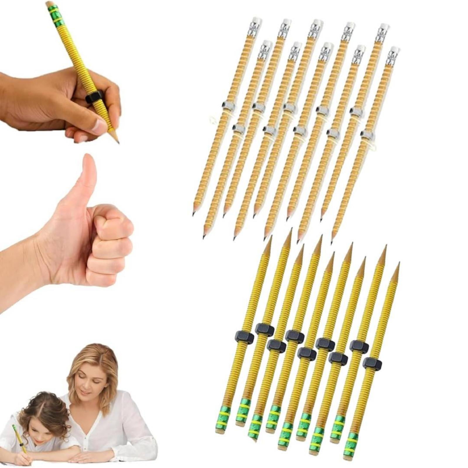 Threaded Pencil for ADHD, Adhd Pencils, Threaded Pencils with Nut, for Teens Adults, Twistable ...