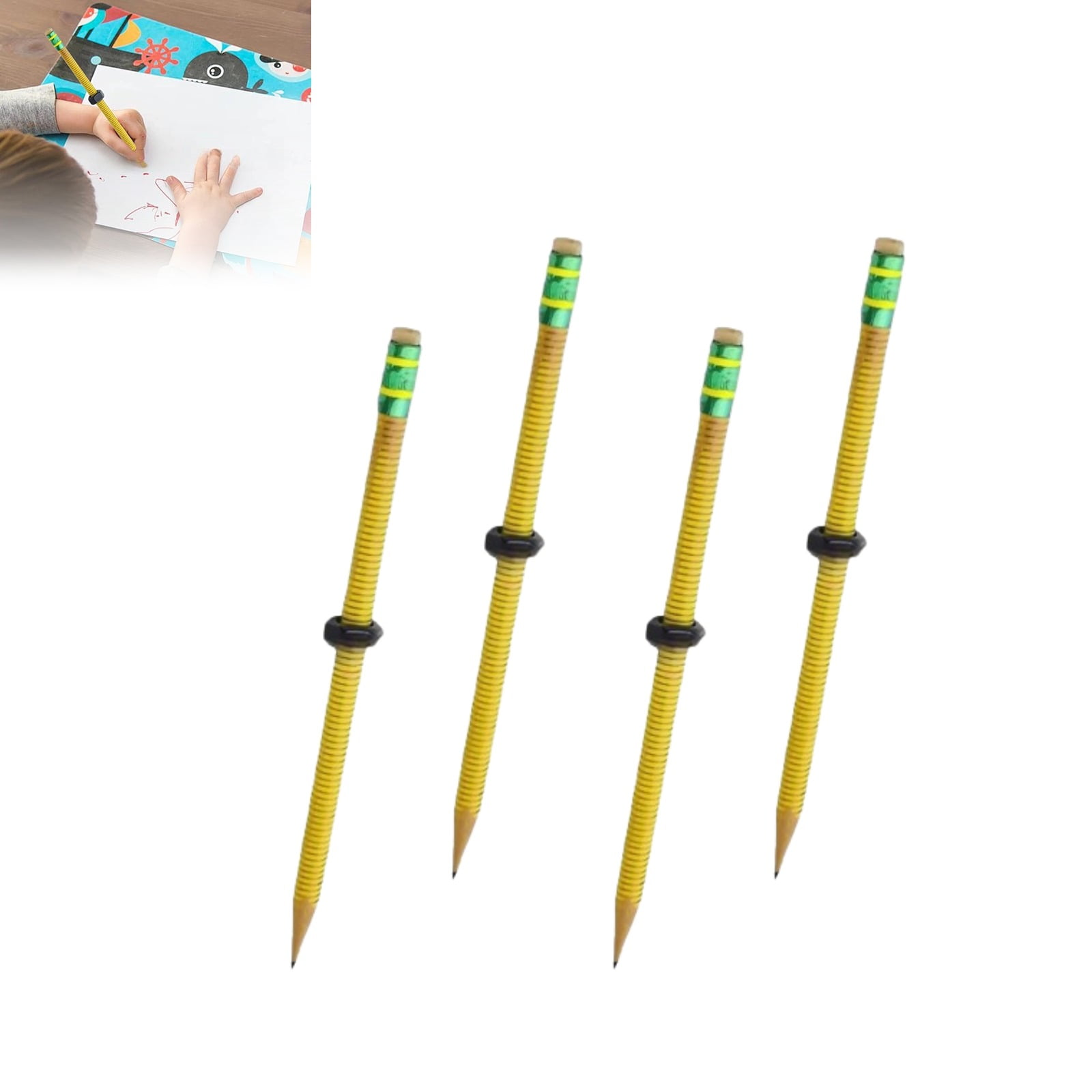Threaded Pencil,Threaded Pencil Fidget, with A Sliding Nut That Moves ...