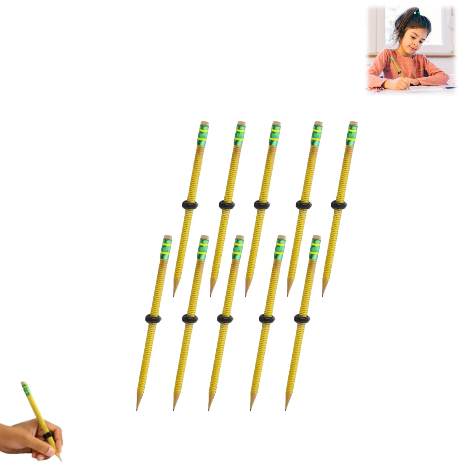 Threaded Pencil for Adhd, Threaded Pencil with Nut, Threaded Fidget ...