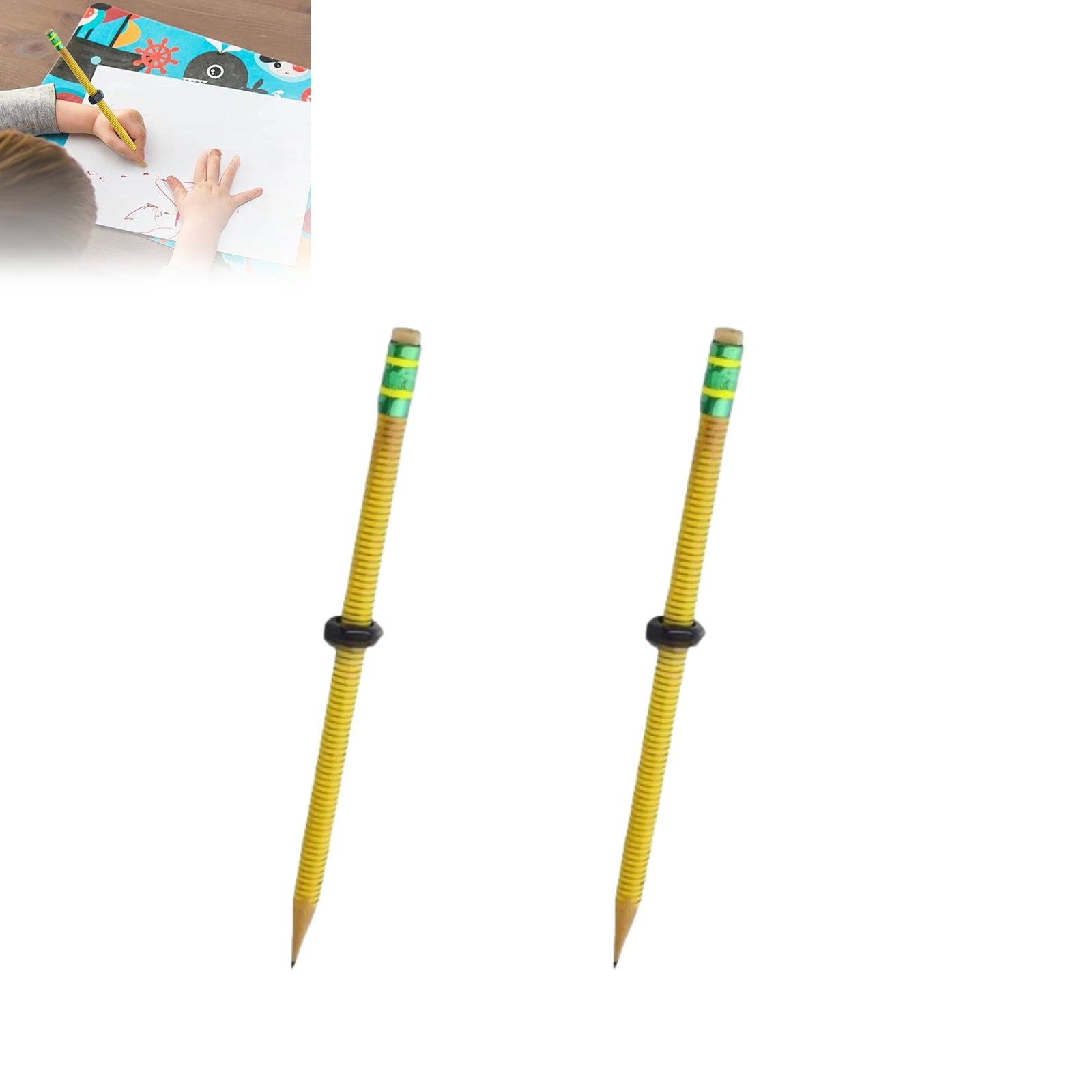 Threaded Pencil for Adhd, Threaded Pencil with Nut, Threaded Fidget ...